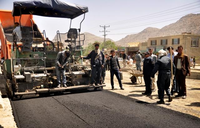 قيرريزى سرک چهلستون – Pajhwok Afghan News