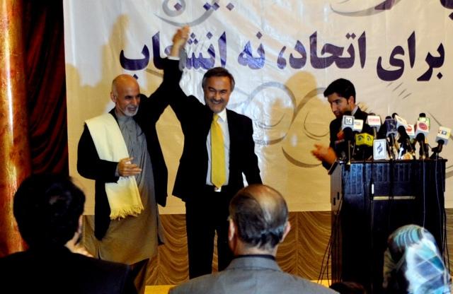 Ashraf Ghani Ahmadzai and his support Daud Sultanzoyi – Pajhwok Afghan News