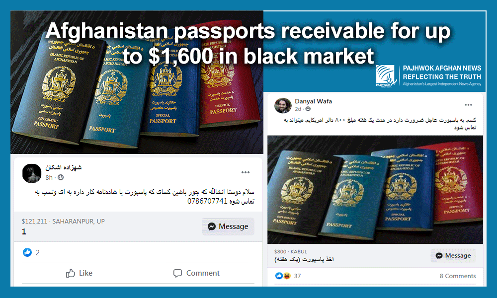 Afghan passports up for grabs in black market – Pajhwok Afghan News